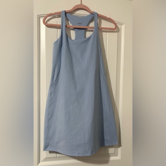girlfriend collective | Dresses | Girlfriend Collective Light Blue Mini ...